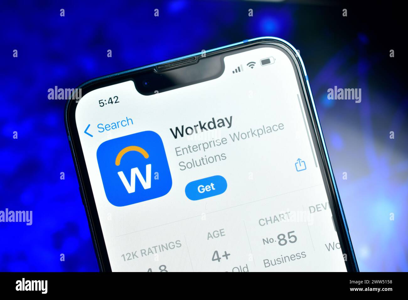 New Delhi, India 20 March 2024:- Workday app on smartphone used to ...