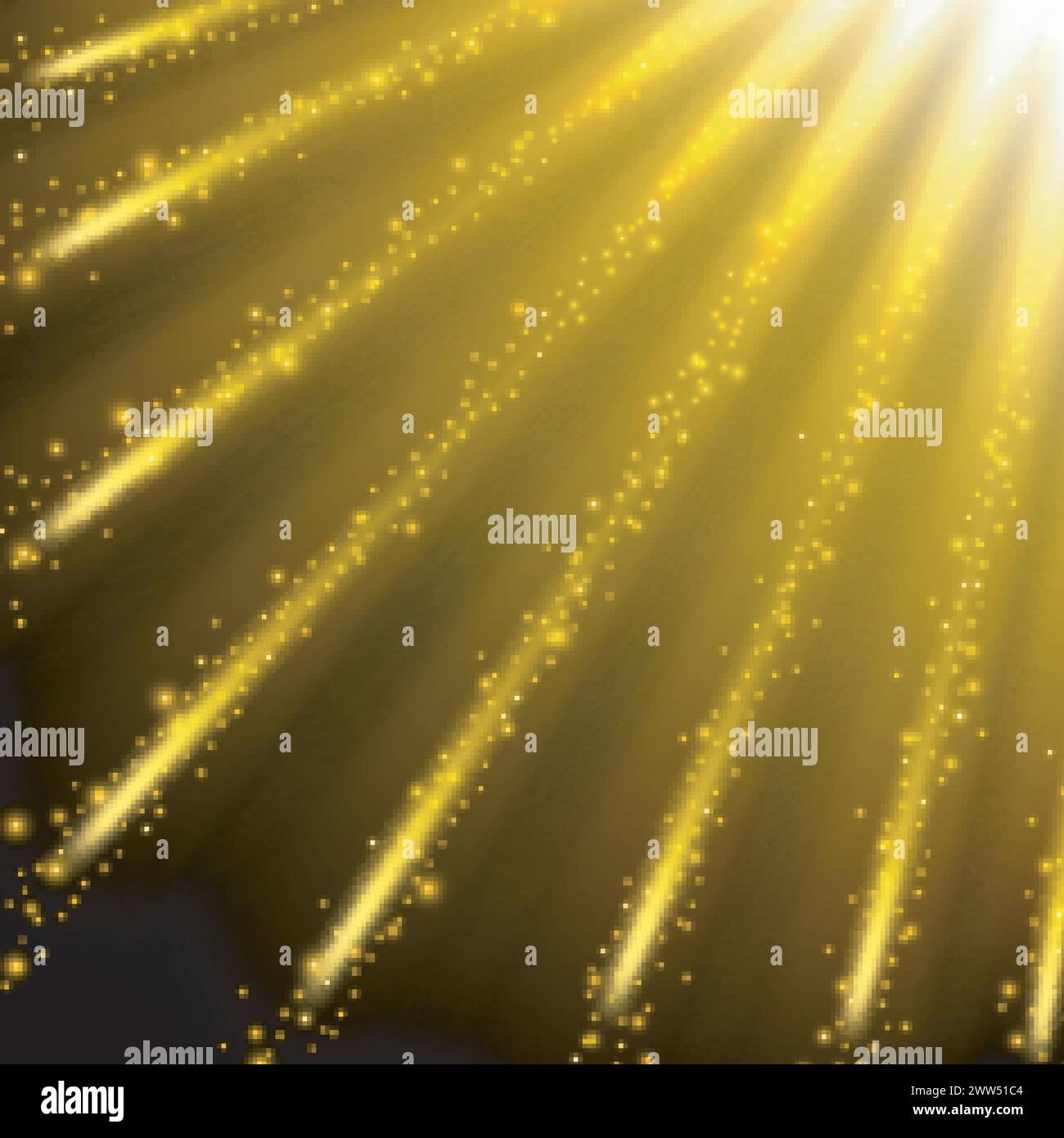 Gold falling from sky Stock Vector Images - Alamy