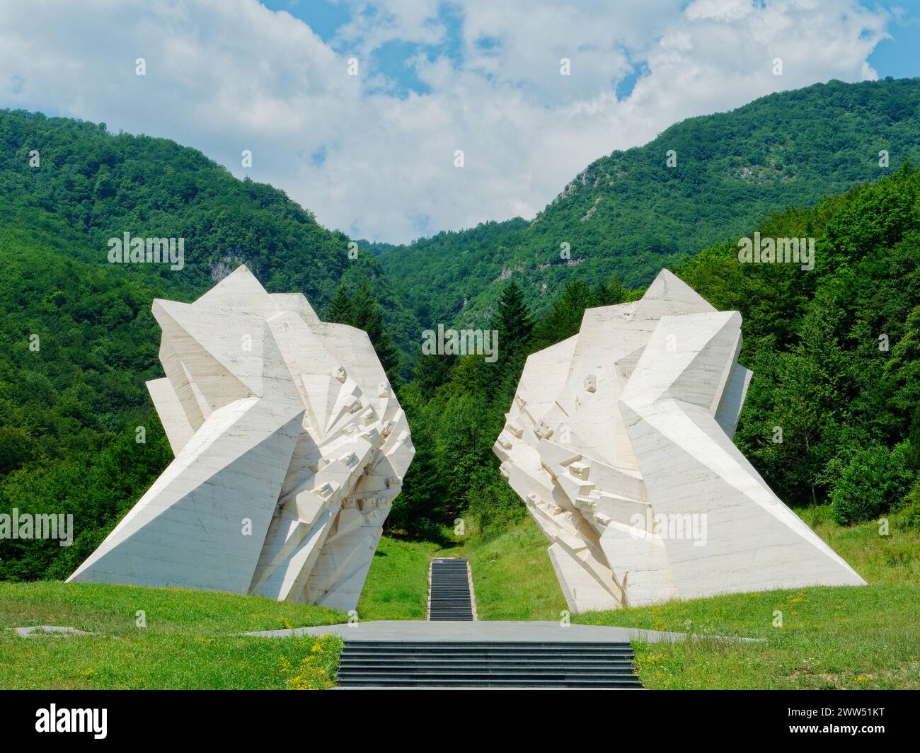 Memorial Complex to the Battle of Sutjeska at Tjentište, Bosnia and ...