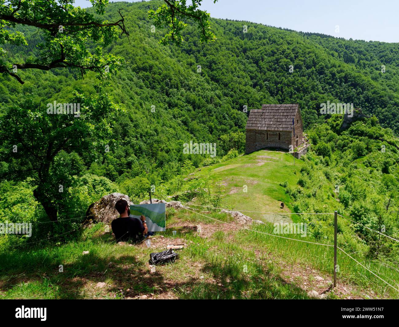 Monastery of Kraljeva Sutjeska and the royal medieval town of Bobovac ...