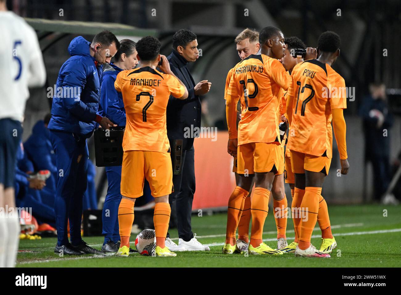 NIJMEGEN - Holland U21 coach Michael Reiziger during the friendly ...