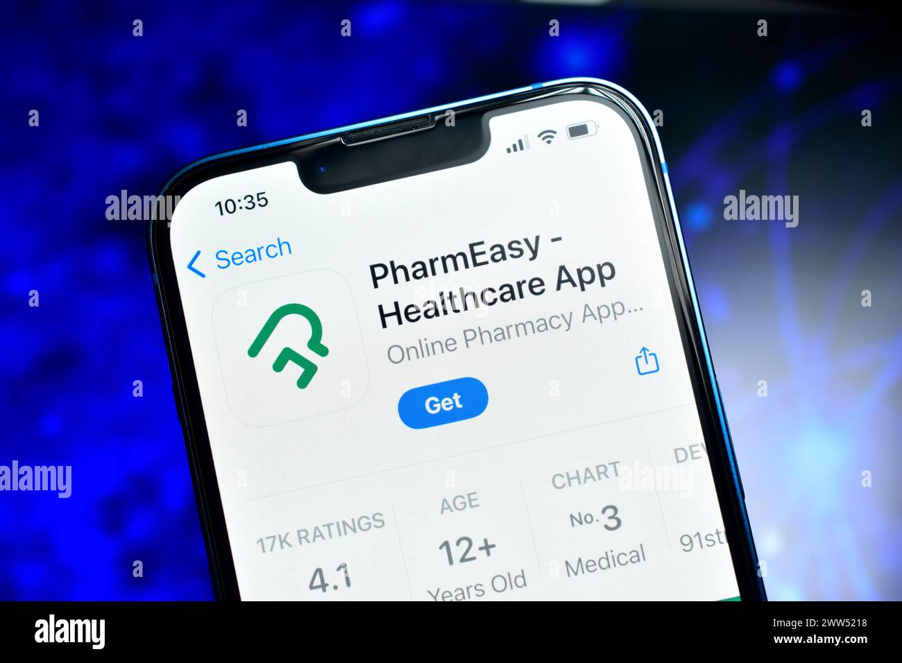 New Delhi, India 20 March 2024:- Pharmeasy application for ordering medicine online in india ...