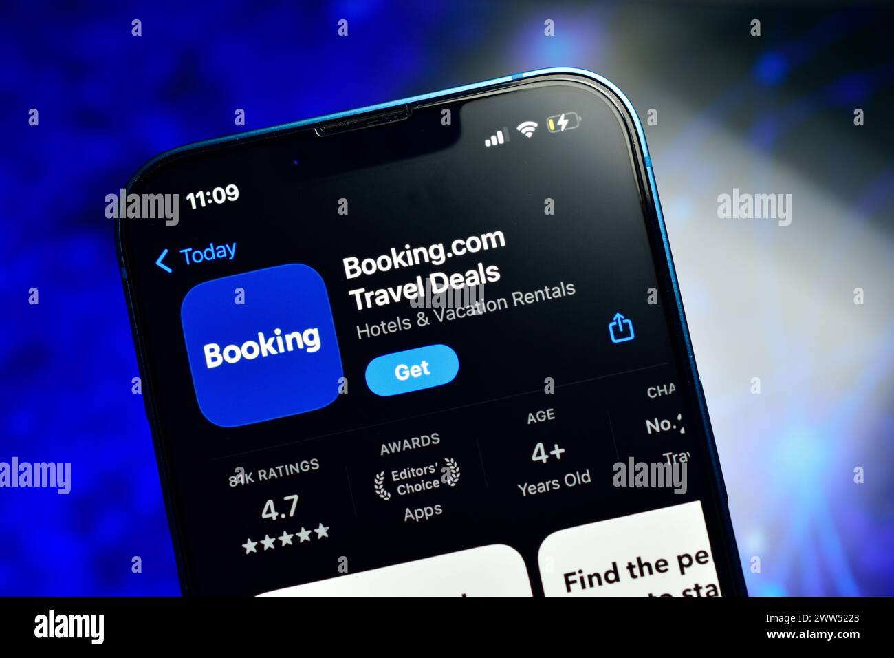 New Delhi, India 20 March 2024:- Booking.com app for travel deals and ...