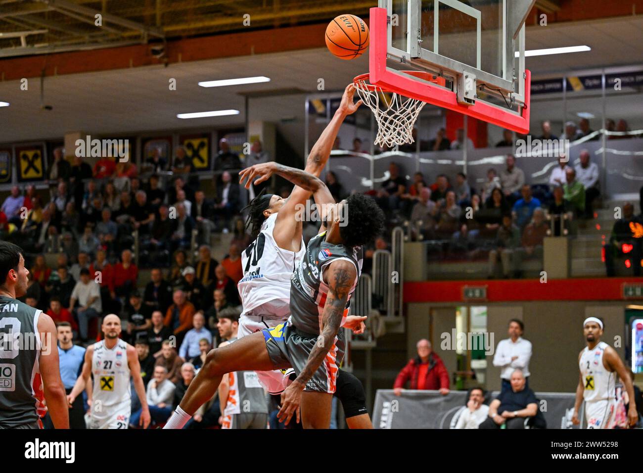 21.03.2024, Raiffeisen Arena Wels, AUT, BSL, Flyers Wels vs BK ...