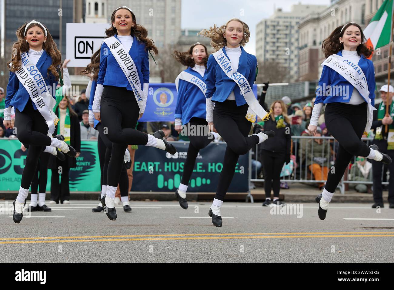 Dancers from Cavan Society of Philadelphia perform during the annual St ...