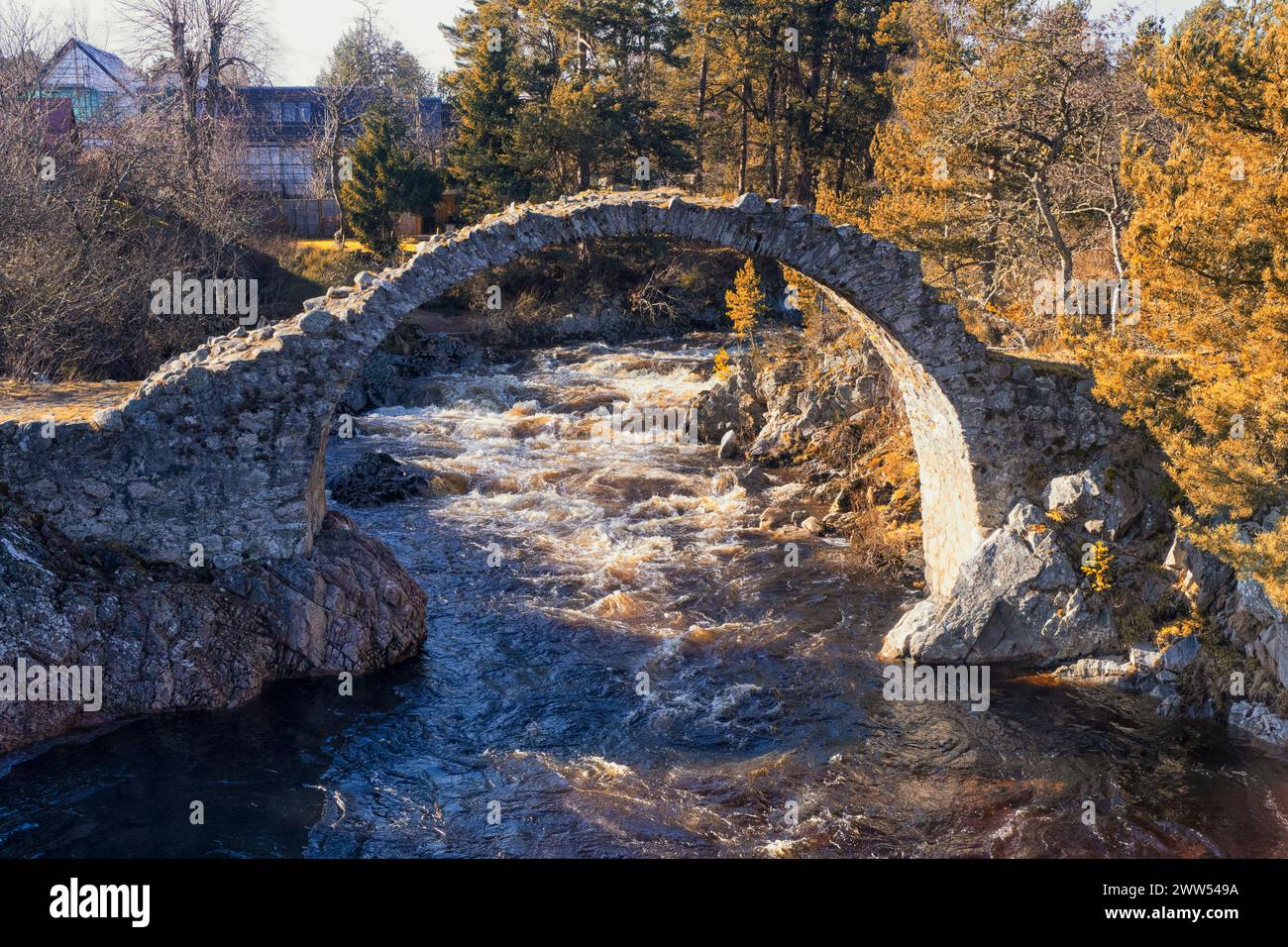 Scottish village carrbridge hi-res stock photography and images - Alamy