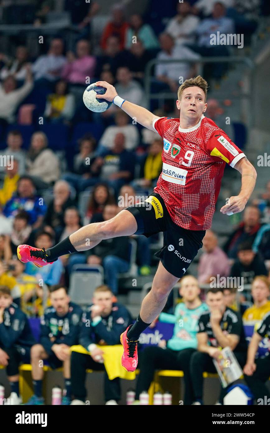 Mannheim, Germany. 21st Mar, 2024. Handball: Bundesliga, Rhein-Neckar ...