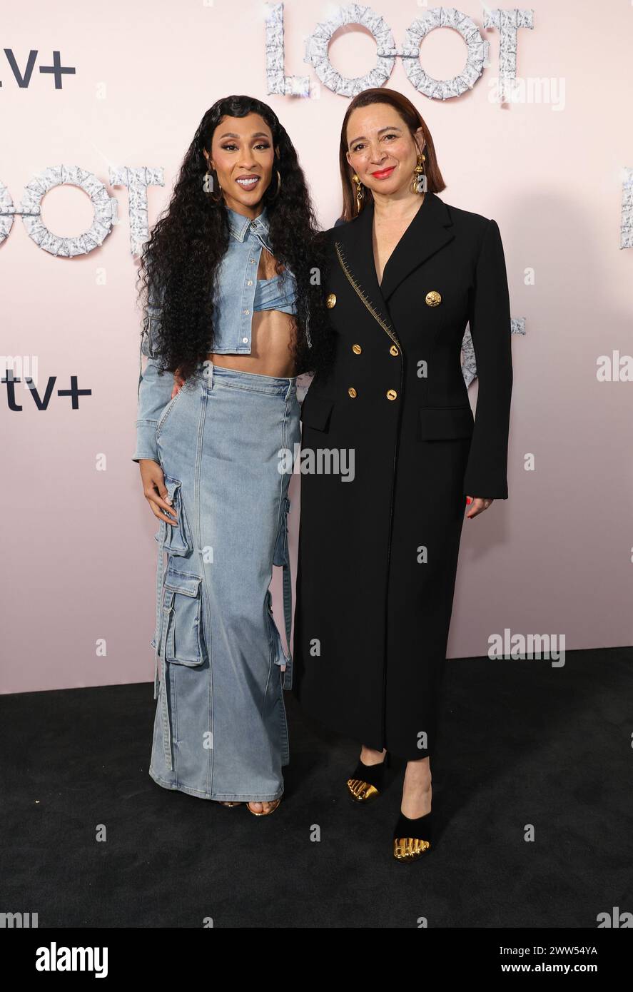 West Hollywood, Ca. 21st Mar, 2024. Michaela Ja Rodriguez, Maya Rudolph ...