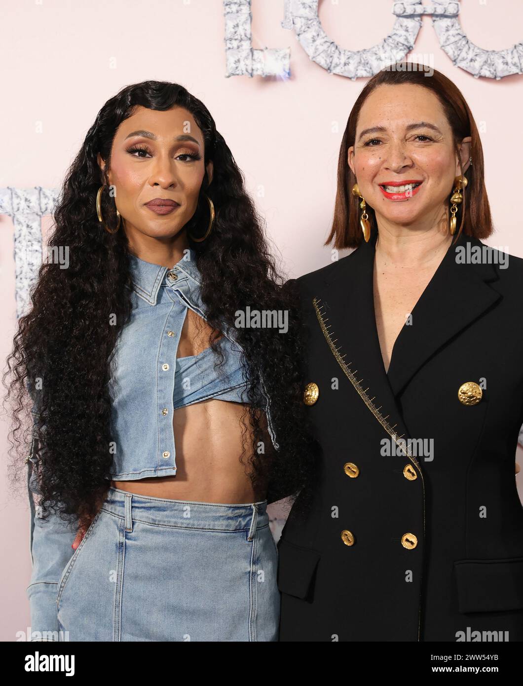 West Hollywood, Ca. 21st Mar, 2024. Michaela Ja Rodriguez, Maya Rudolph ...