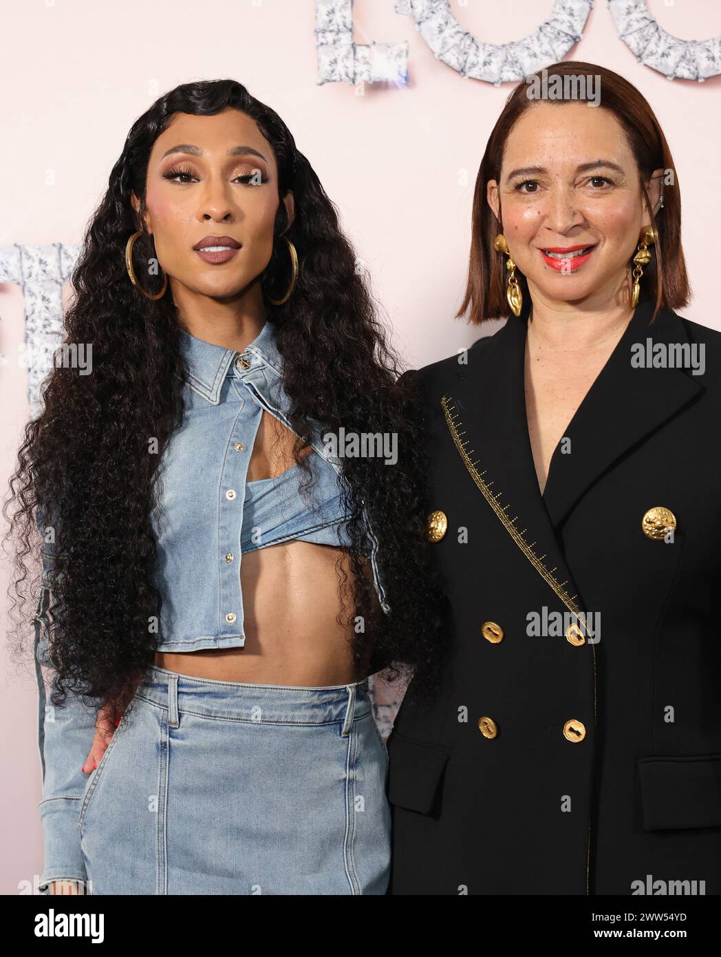 West Hollywood, Ca. 21st Mar, 2024. Michaela Ja Rodriguez, Maya Rudolph ...