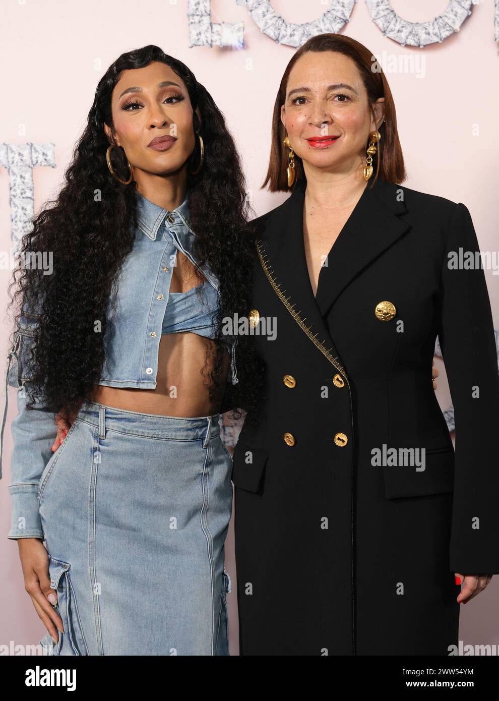 West Hollywood, Ca. 21st Mar, 2024. Michaela Ja Rodriguez, Maya Rudolph ...