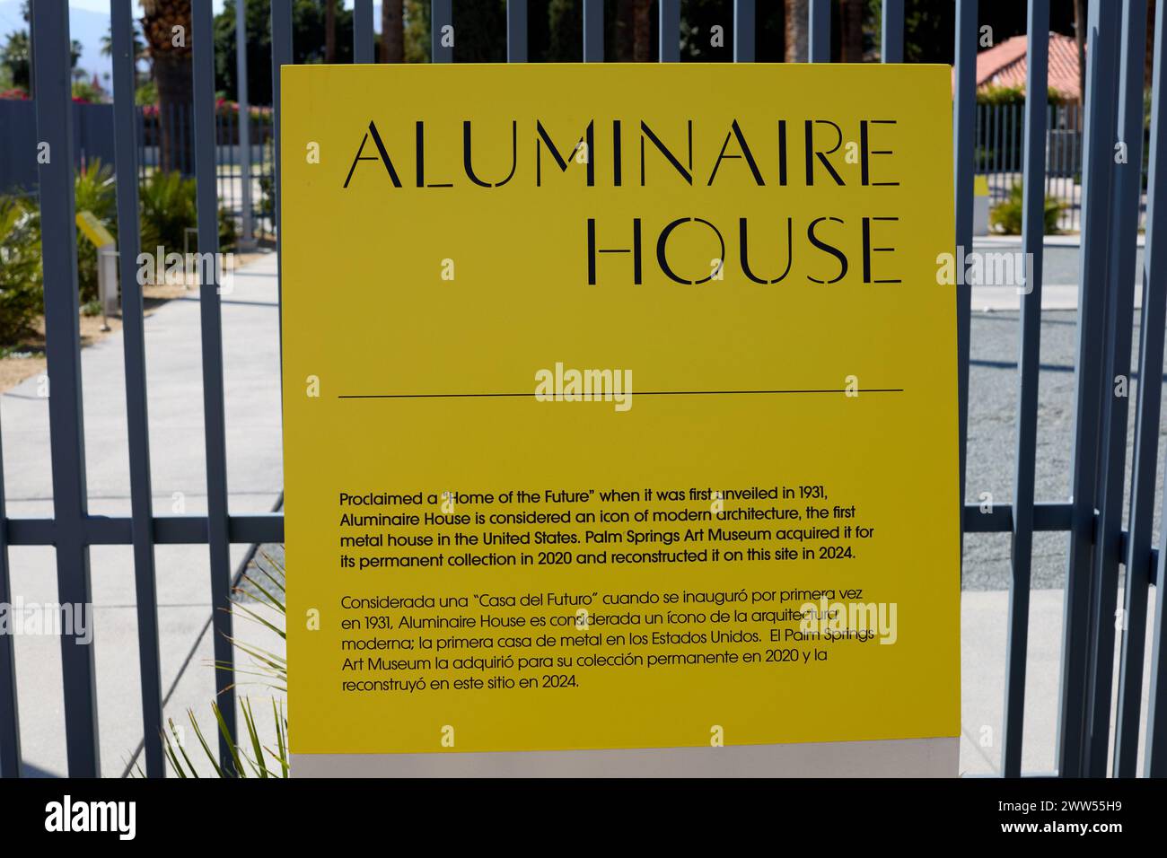 Palm Springs, California, USA. 21st Mar, 2024. The completed assembly ...