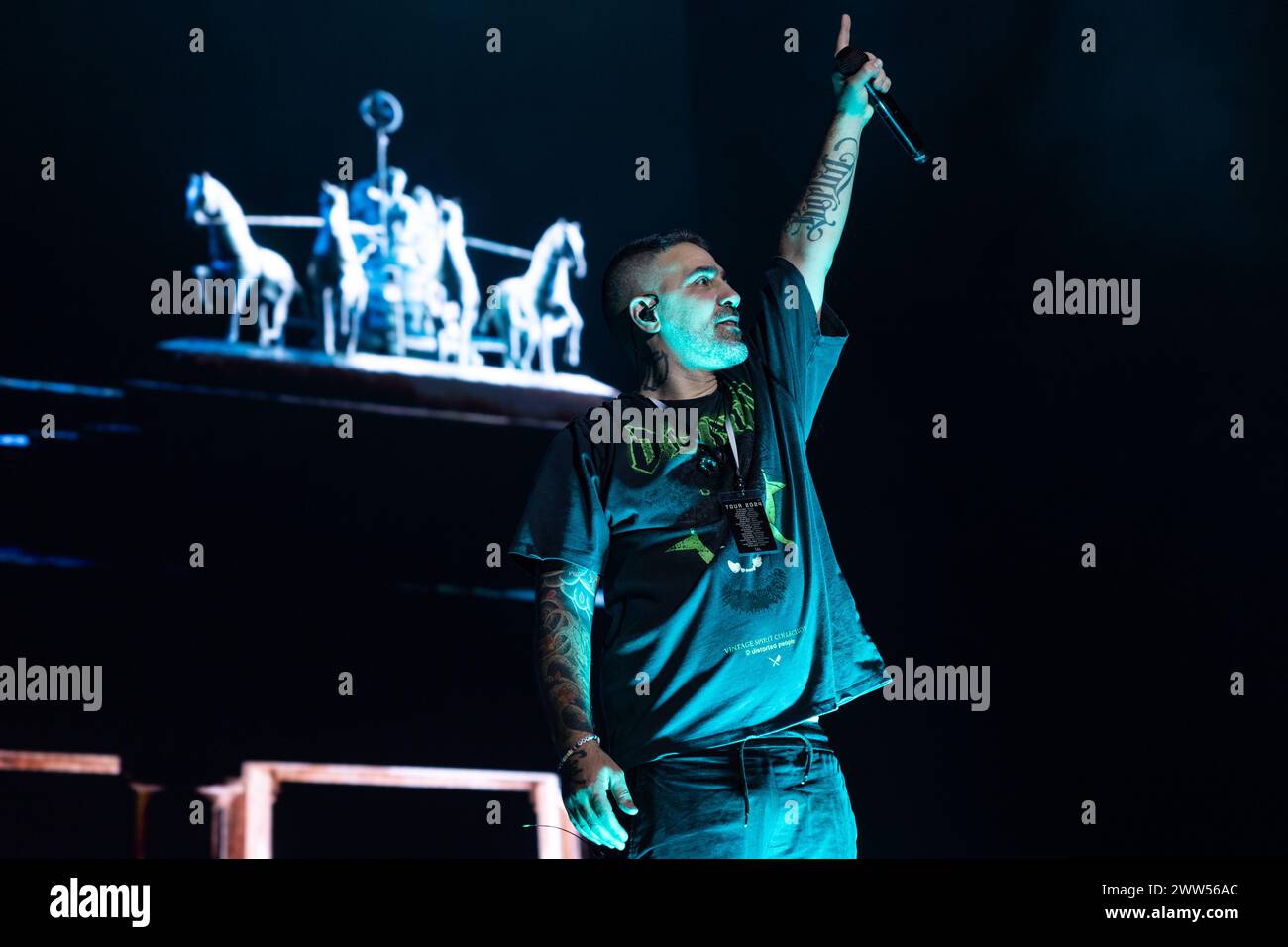 Berlin, Germany. 21st Mar, 2024. Rapper Bushido is on stage during the ...