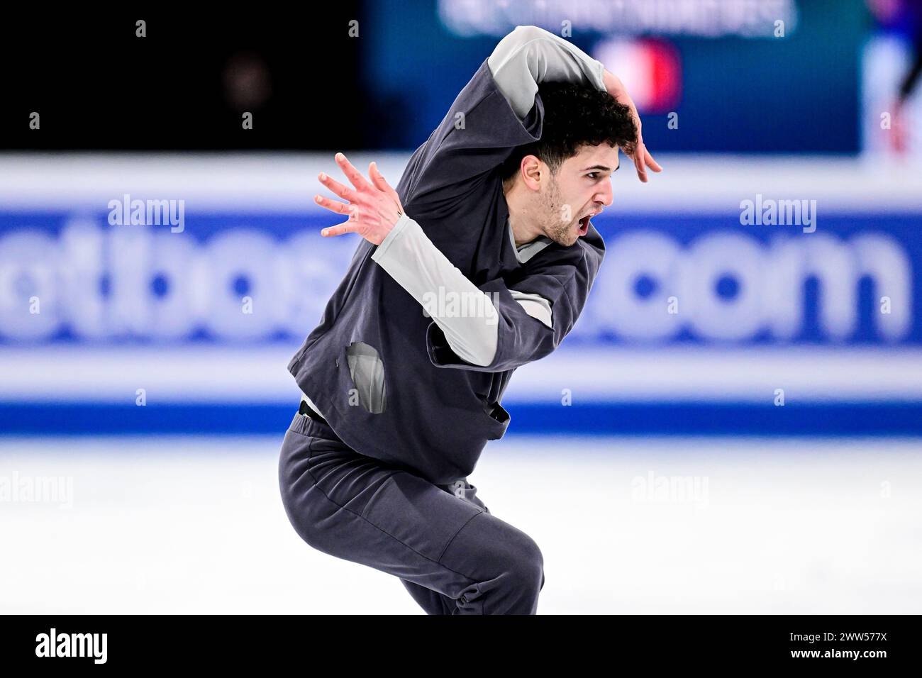 Montreal, Canada. March 21, 2024, Luc ECONOMIDES (FRA), during Men ...