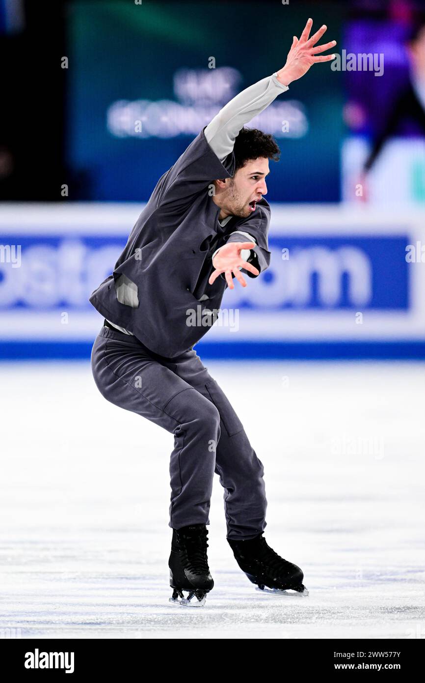 Montreal, Canada. March 21, 2024, Luc ECONOMIDES (FRA), during Men ...