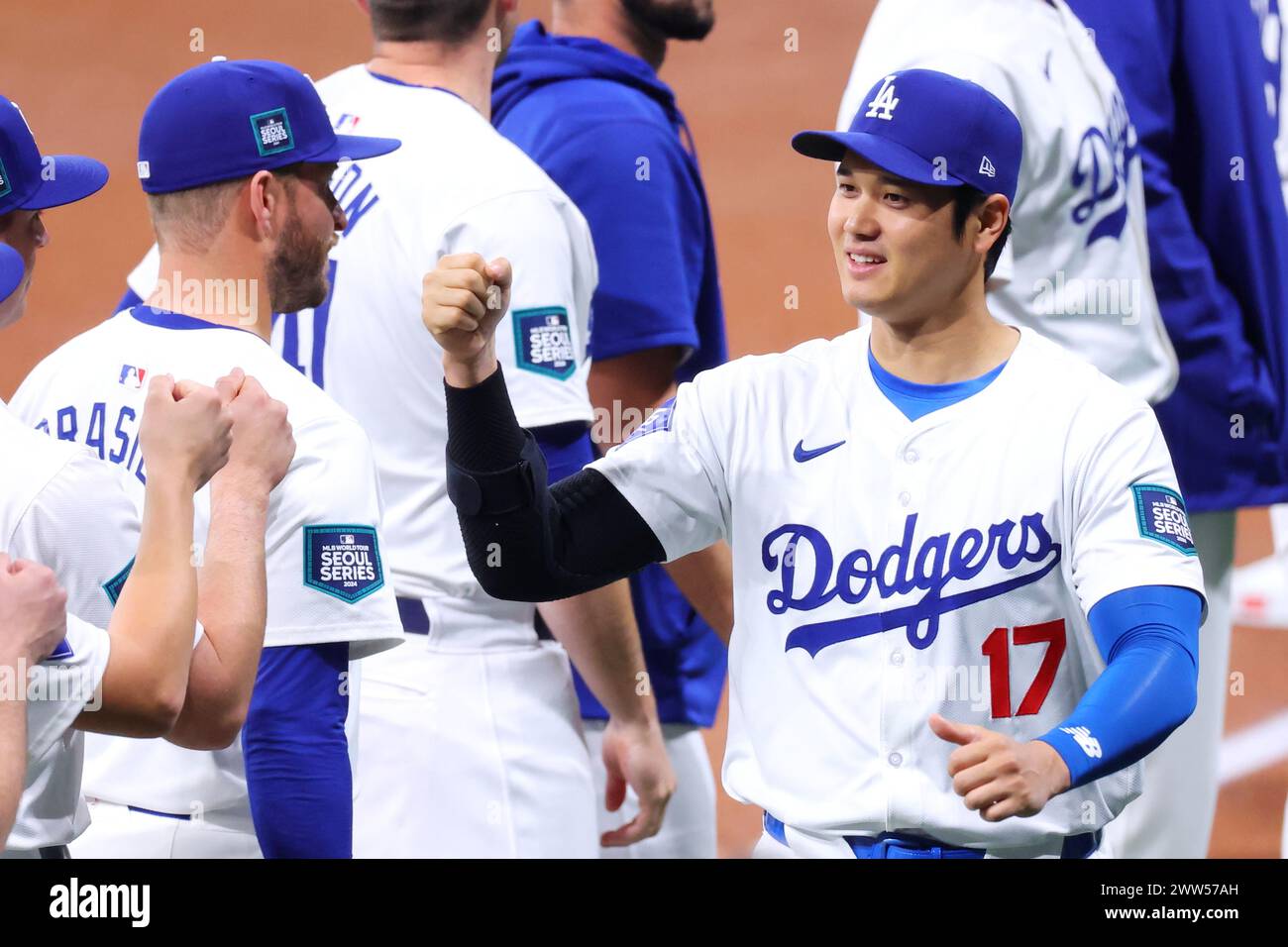 Gocheok Sky Dome, Seoul, South Korea. 21st Mar, 2024. Shohei Ohtani (Dodgers), MARCH 21, 2024 ...