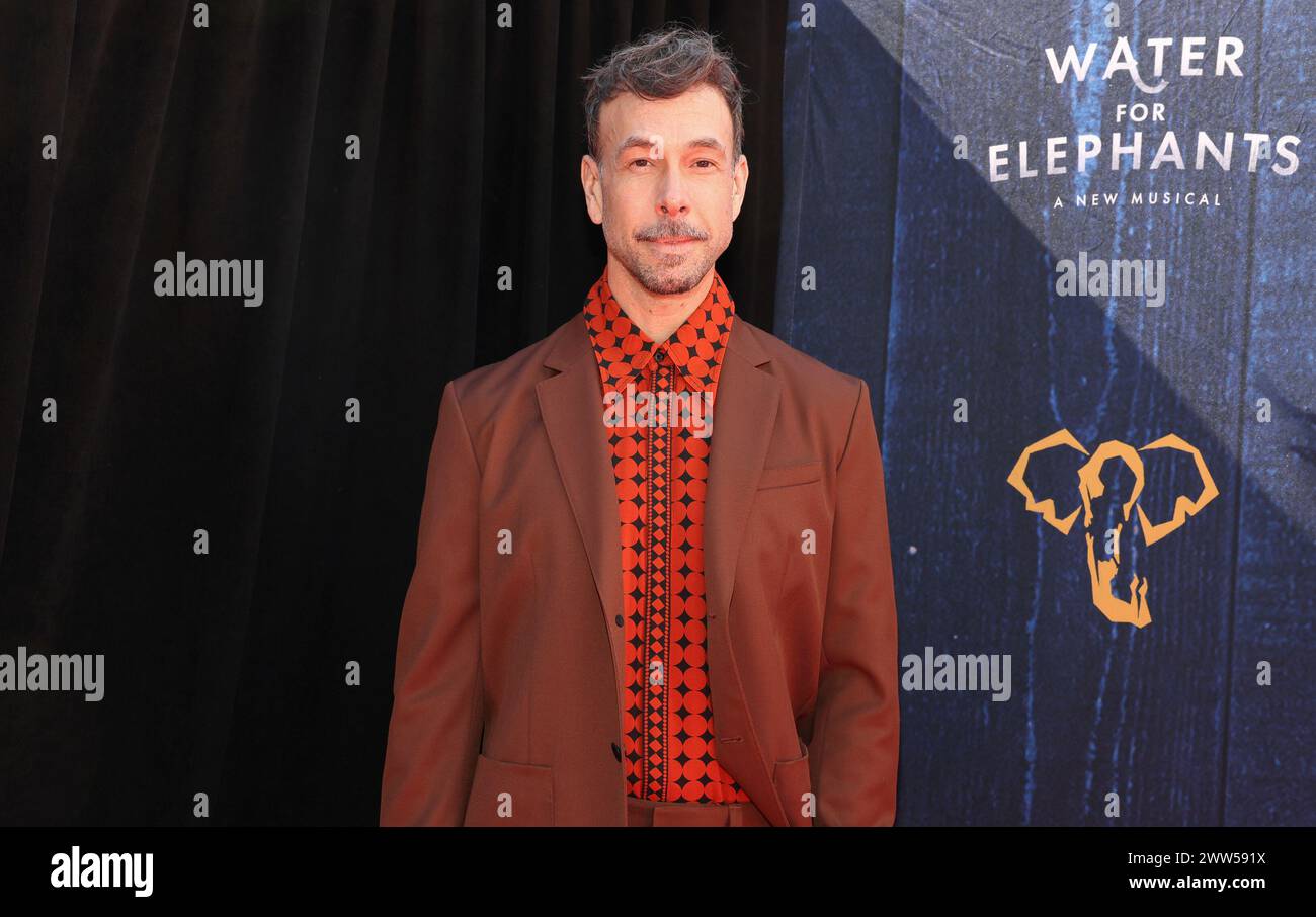 Wade McCollum attends the Broadway opening night for "Water For ...