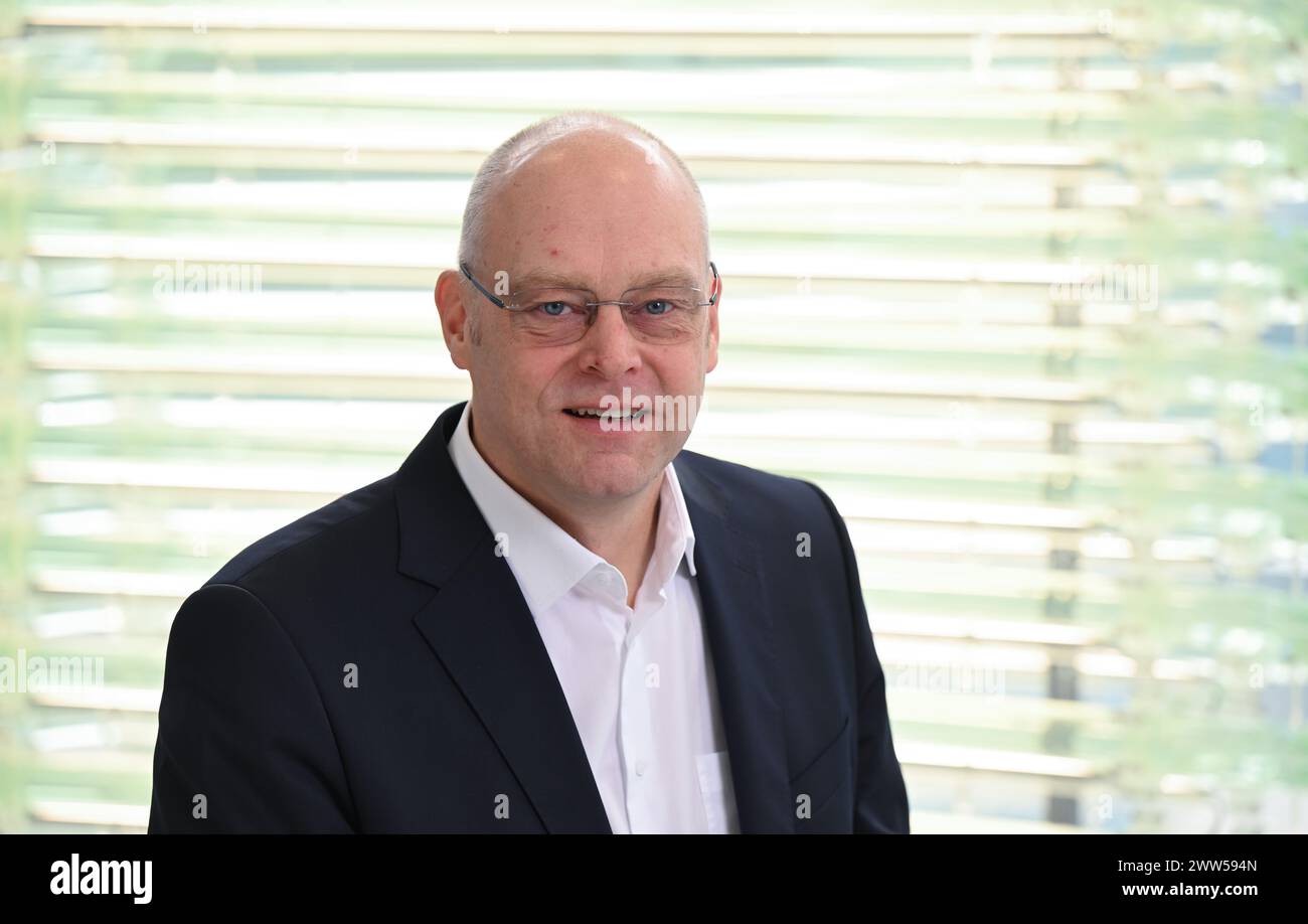 21 March 2024, Baden-Württemberg, Eßlingen: Thomas Böck, CEO of Festo ...