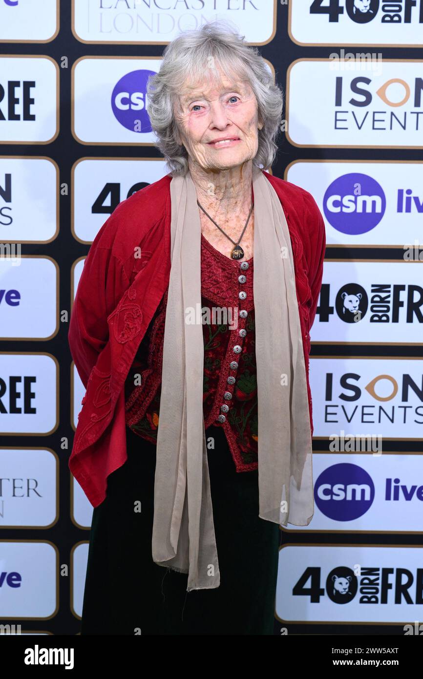 EDITORIAL USE ONLY Dame Virginia McKenna attending Born Free's ...