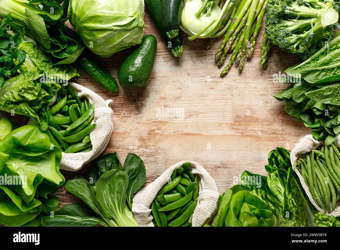 Vegetables background. Various vegetables on kitchen table. Clean ...