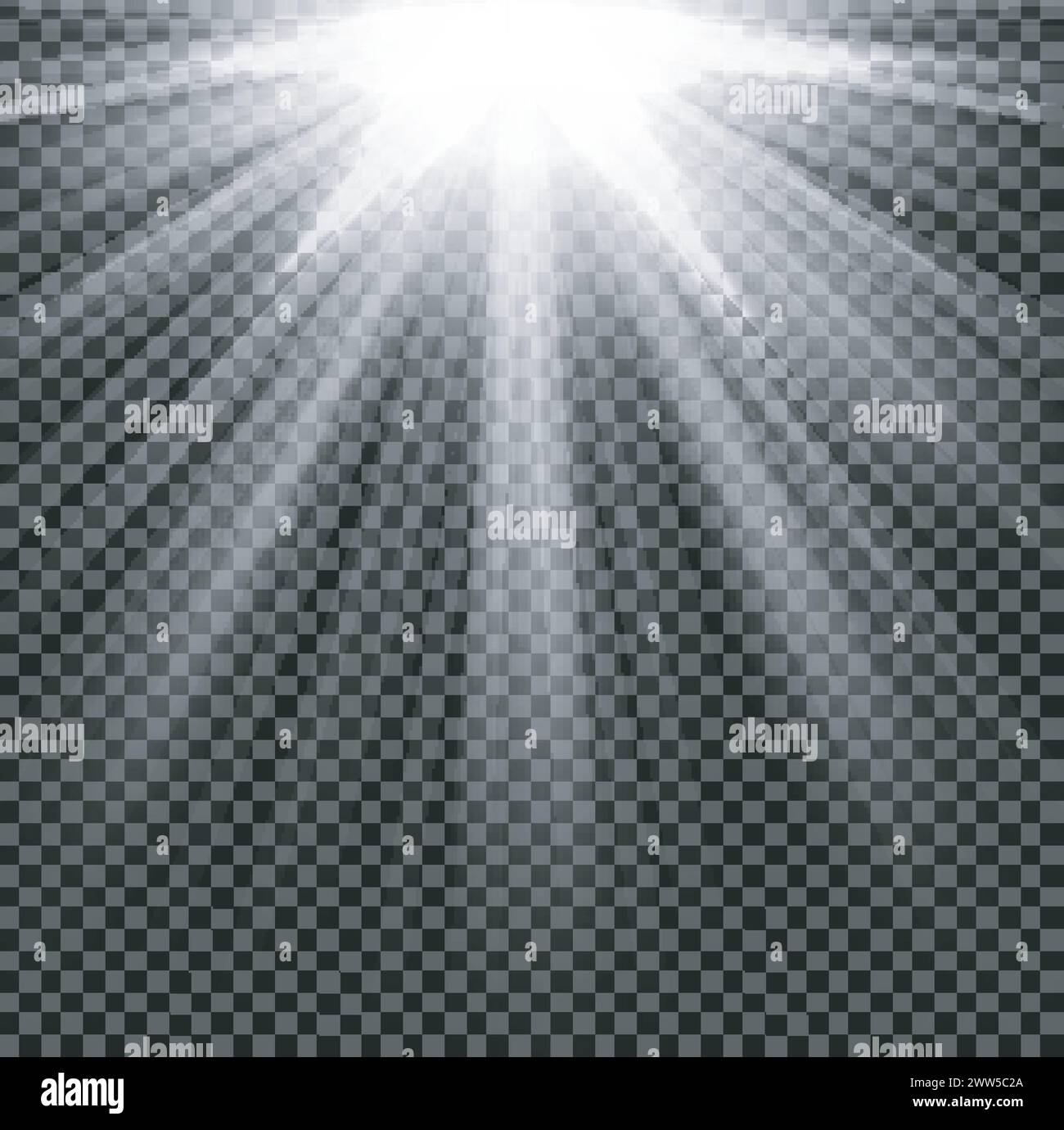 White Lights Shining Background, Vector Illustration Stock Vector Image ...