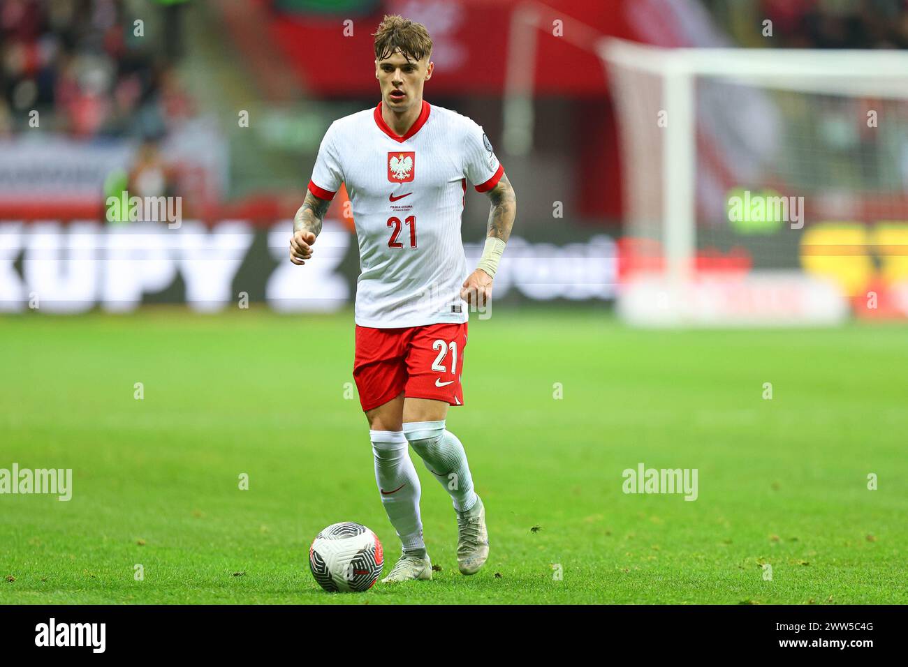 Polska, Estonia. 2024 Mar, 21. N/z Nicola Zalewski Foto Pawel ...