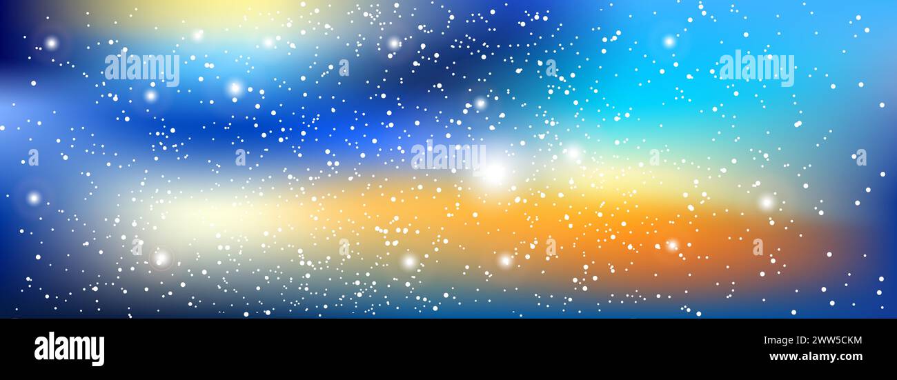 Universe banner. Matrix of glowing stars. Space background Stock Vector ...