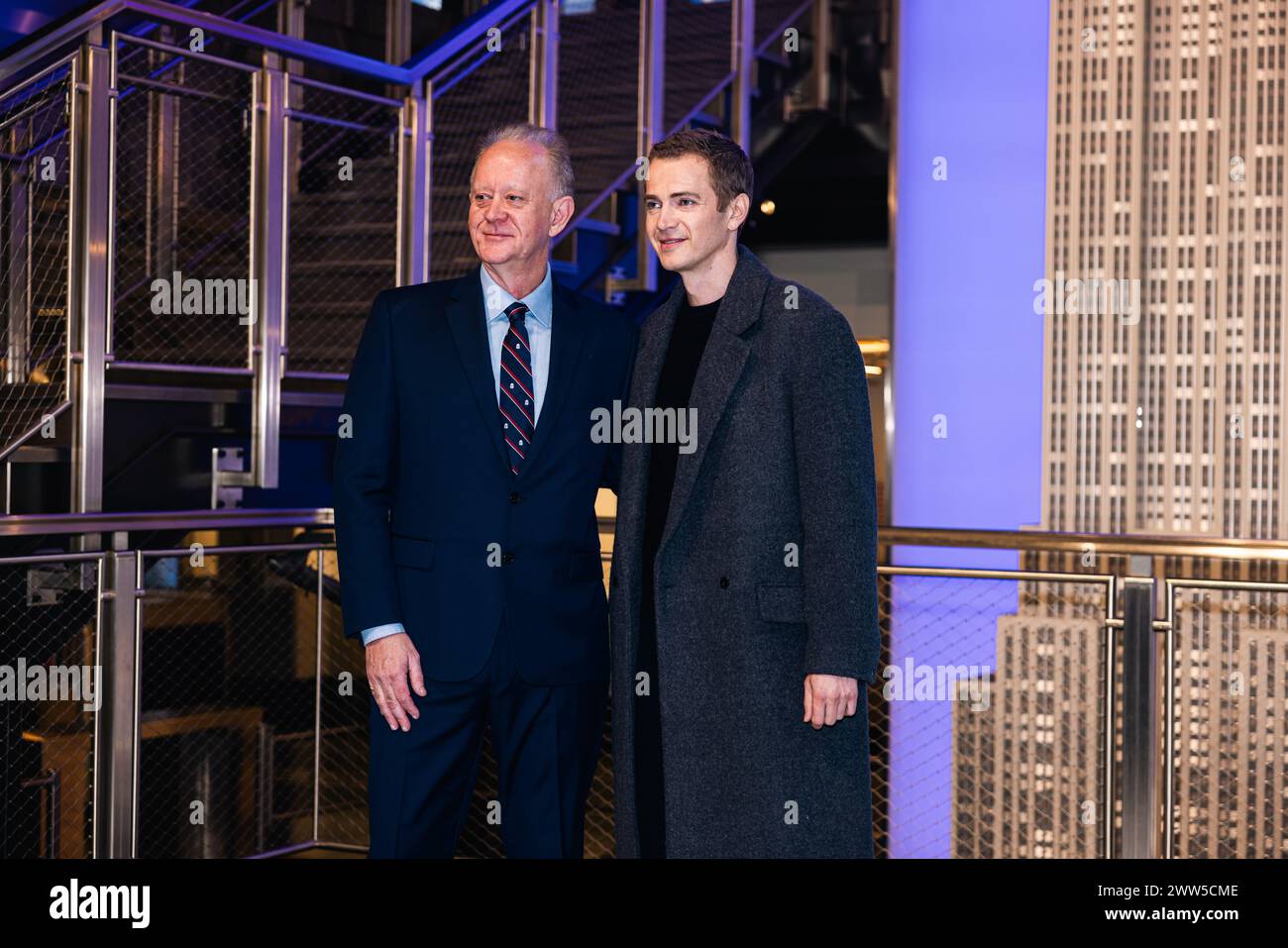 New York, USA. 21st Mar, 2024. Actor Hayden Christensen and Paul ...