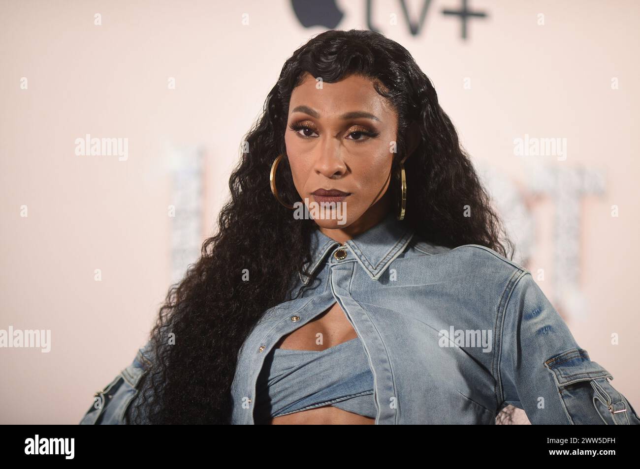 MJ Rodriguez arrives at the season two photo call for "Loot" on ...
