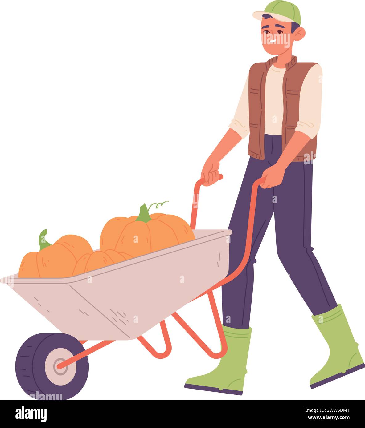 Pumpkin on market in Stock Vector Images - Alamy