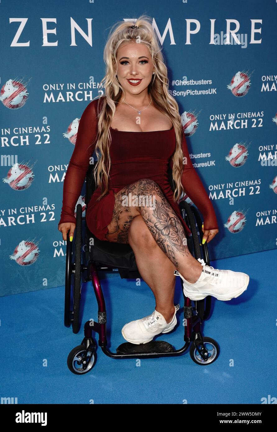 Ella Middleton arrives for the UK gala screening of Ghostbusters ...