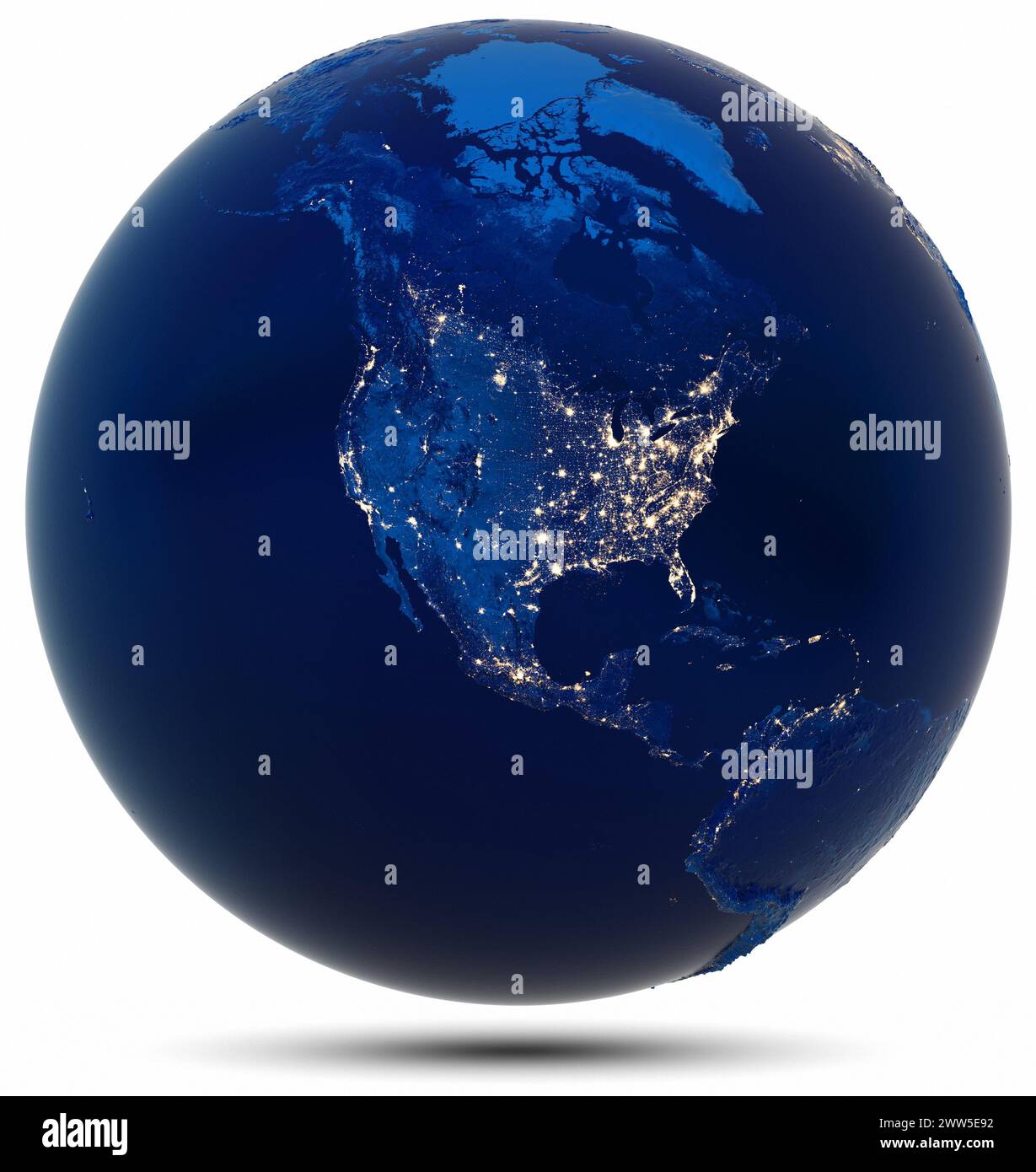 Planet Earth - America, USA. Elements of this image furnished by NASA ...