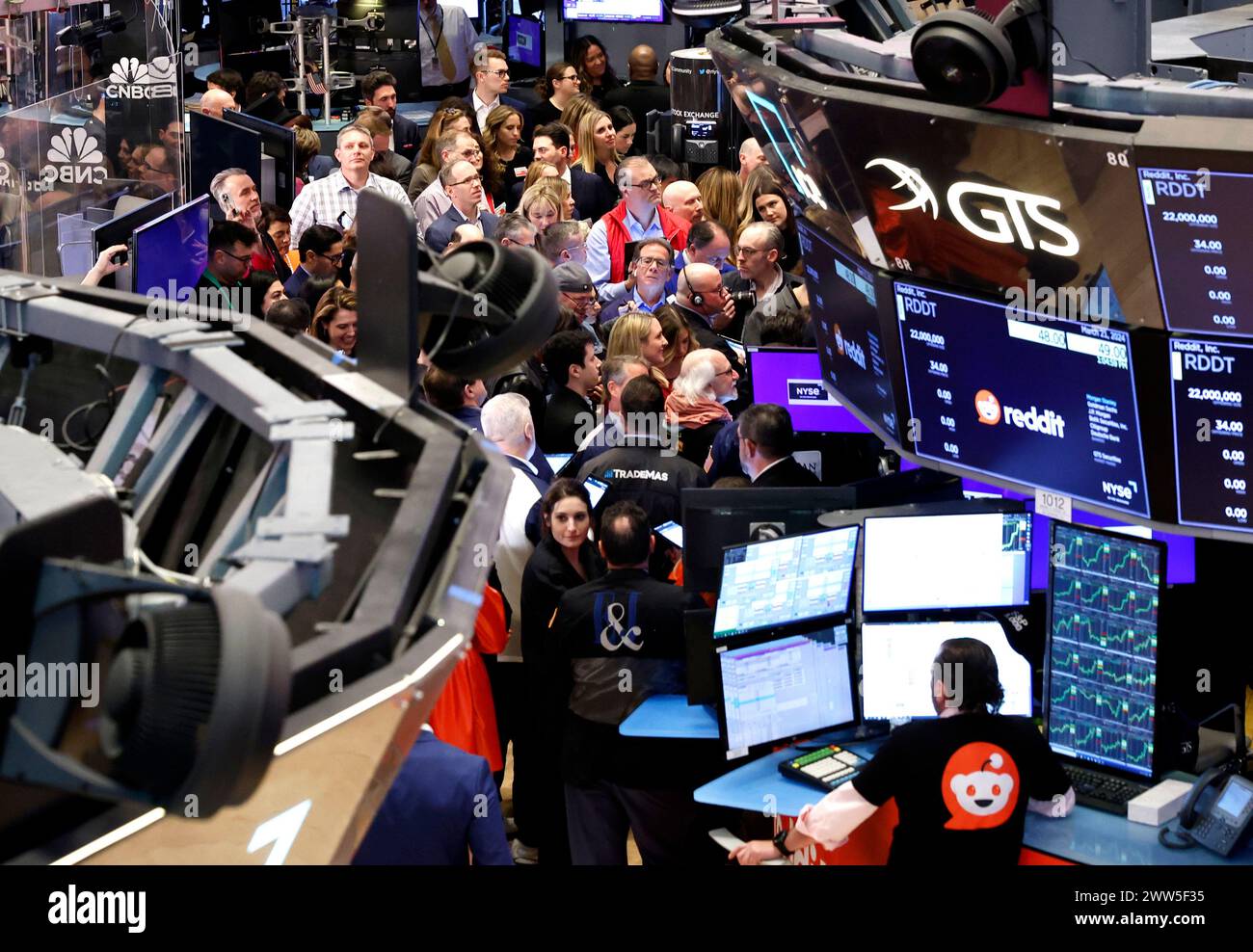 New York, United States. 21st Mar, 2024. Reddit CEO Steve Huffman ...