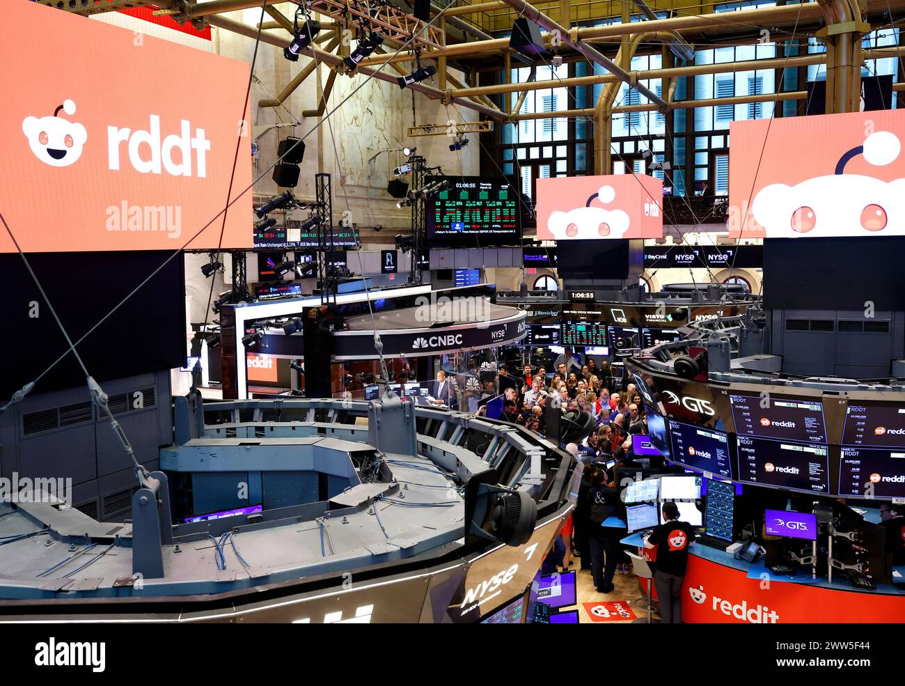 New York, United States. 21st Mar, 2024. Reddit CEO Steve Huffman ...