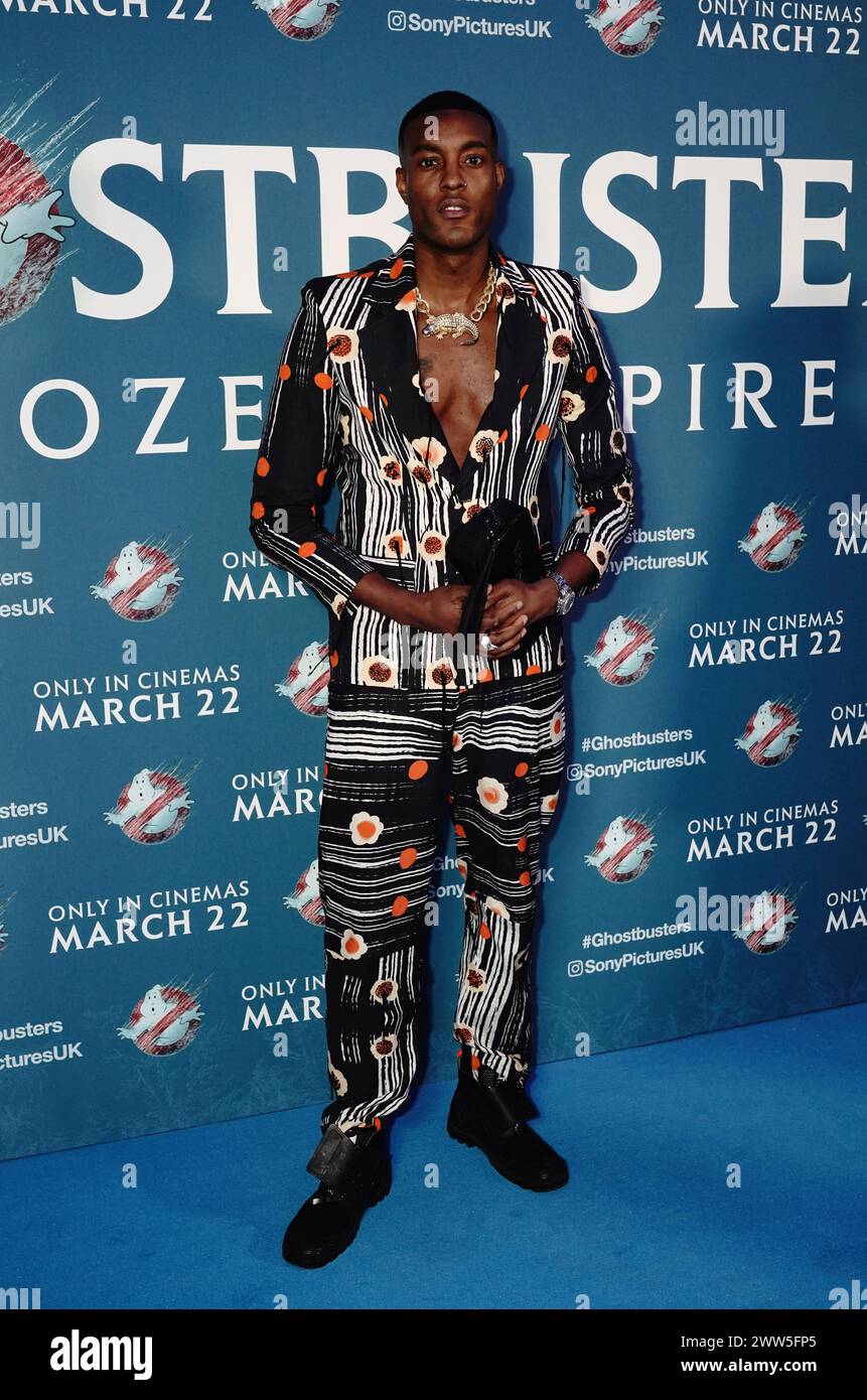 Stefan Pierre-Tomlin arrives for the UK gala screening of Ghostbusters ...