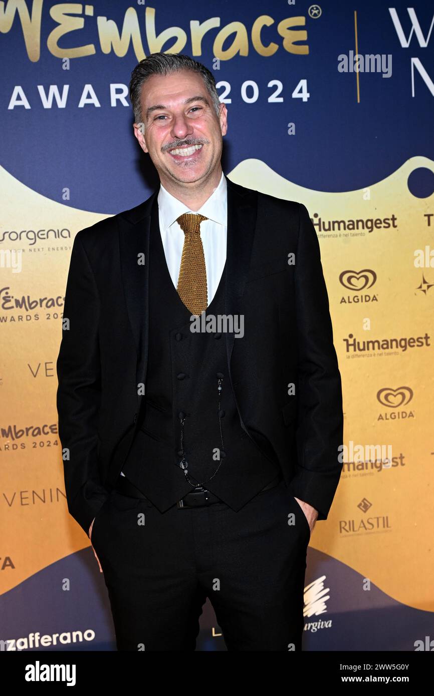 Milan, Italy. 21st Mar, 2024. Milan, Arrival of WEmbrace Awards 2024 ...