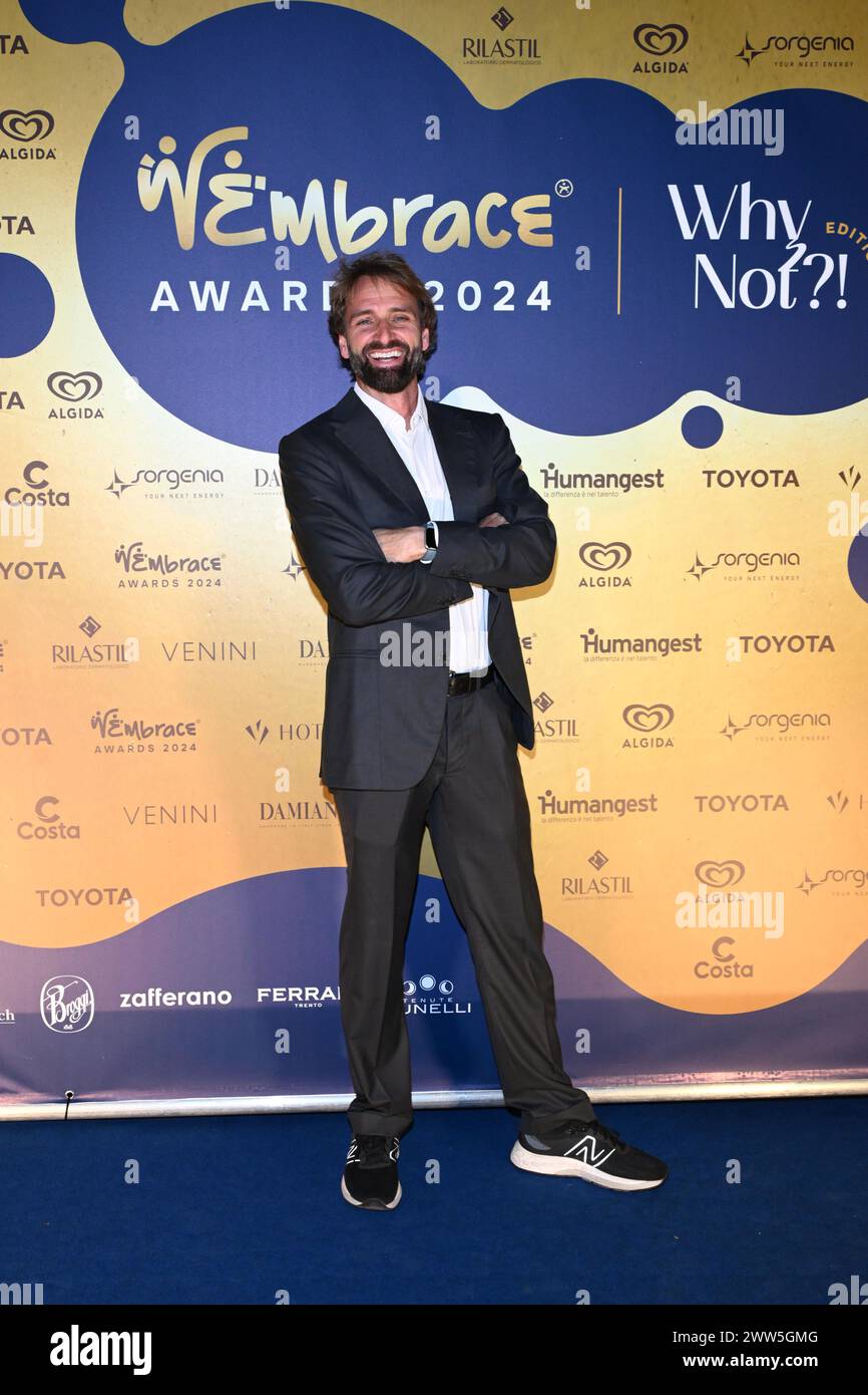 Milan, Italy. 21st Mar, 2024. Milan, Arrival of WEmbrace Awards 2024 ...