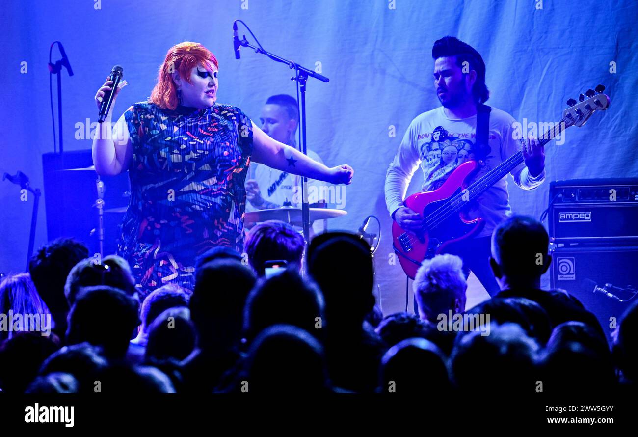 Berlin, Germany. 19th Mar, 2024. US singer Beth Ditto and bassist Ted ...
