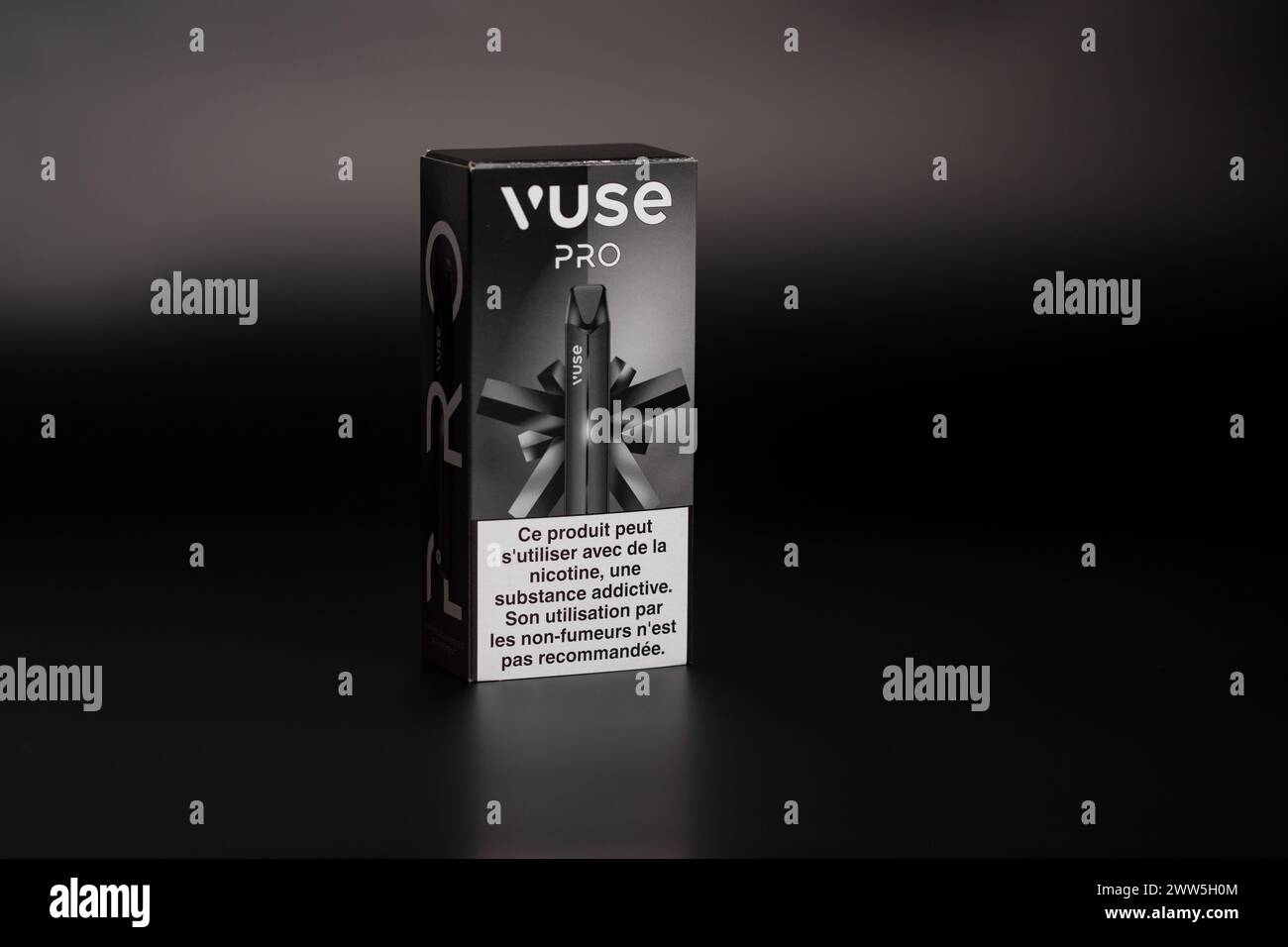 Caen, France - March 18, 2024: Packaging with Electronic Cigarette Vuse ...