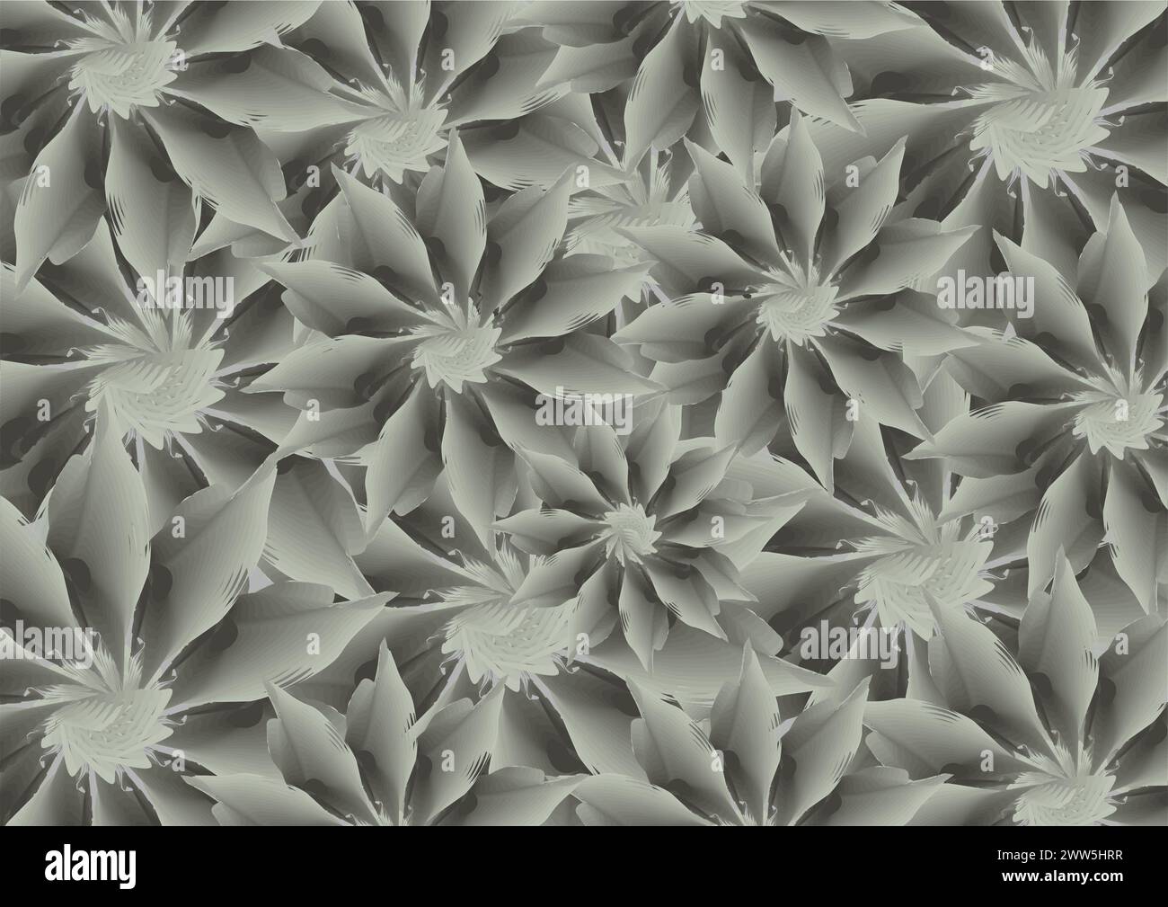 Tropical floral motifs for textiles or fabrics. Hawaiian flowers in ...