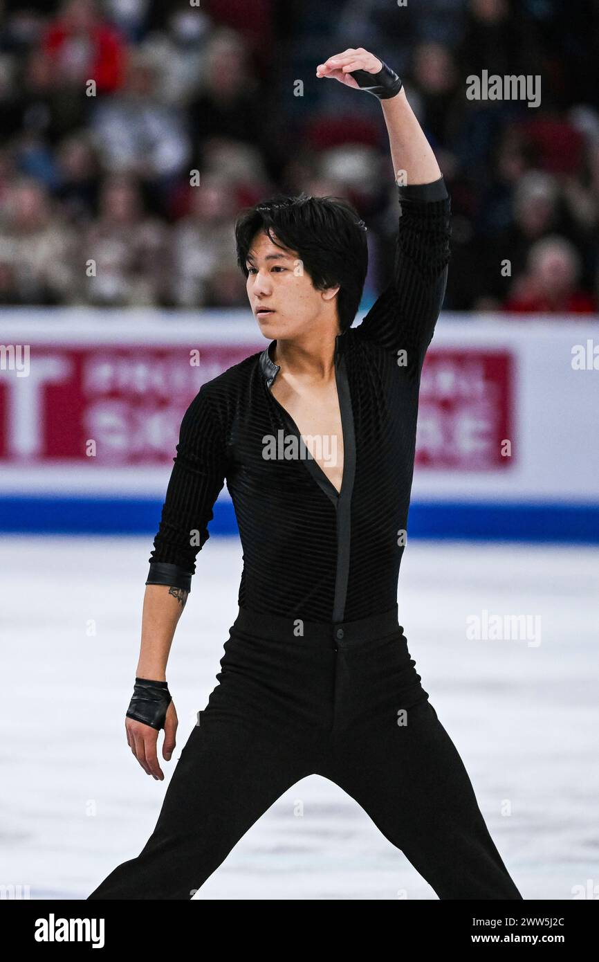 MONTREAL, QC - MARCH 21: Adam Siao Him Fa (FRA) performs in the men ...