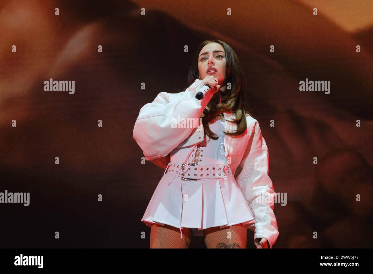 Madrid, Spain. 21st Mar, 2024. Singer Nicki Nicole performs during the ...