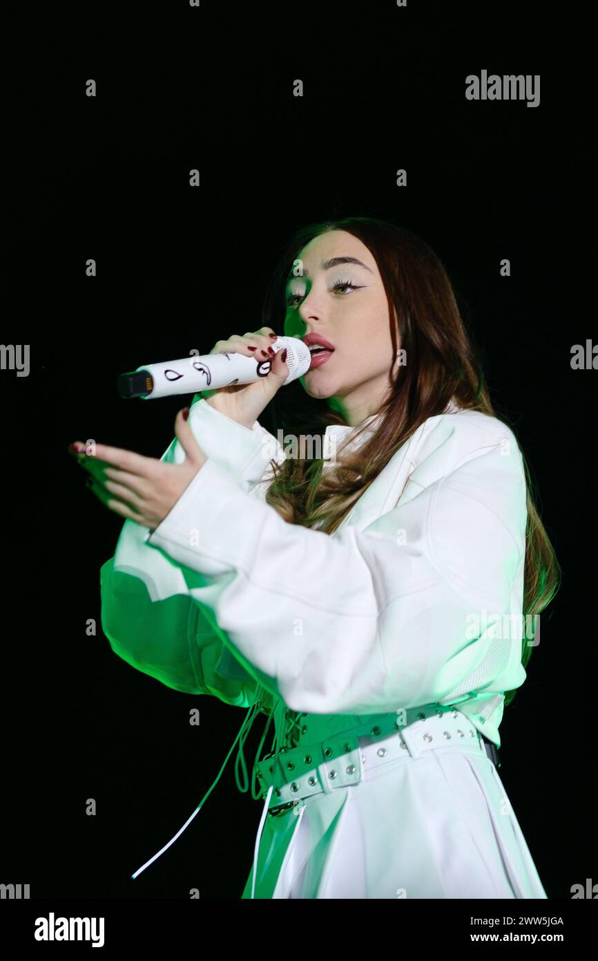 Madrid, Spain. 21st Mar, 2024. Singer Nicki Nicole performs during the ...