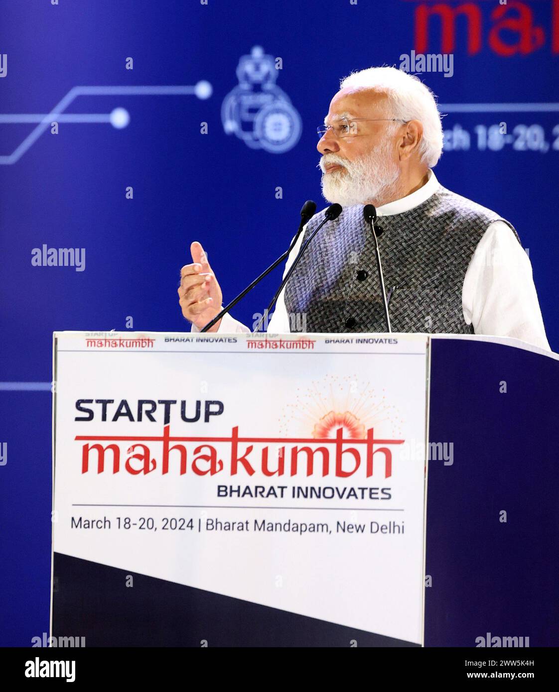 New Delhi, India. 20th Mar, 2024. New Delhi, March 20 (ANI): Prime Minister Narendra Modi ...