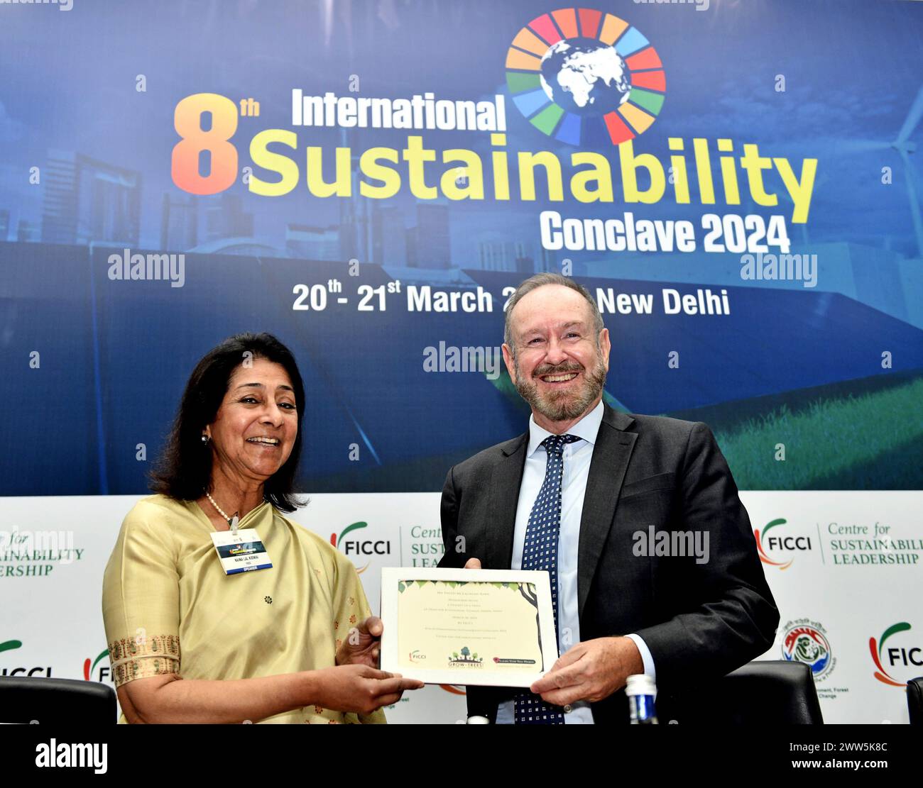 New Delhi, India. 20th Mar, 2024. New Delhi, March 20 (ANI): David ...