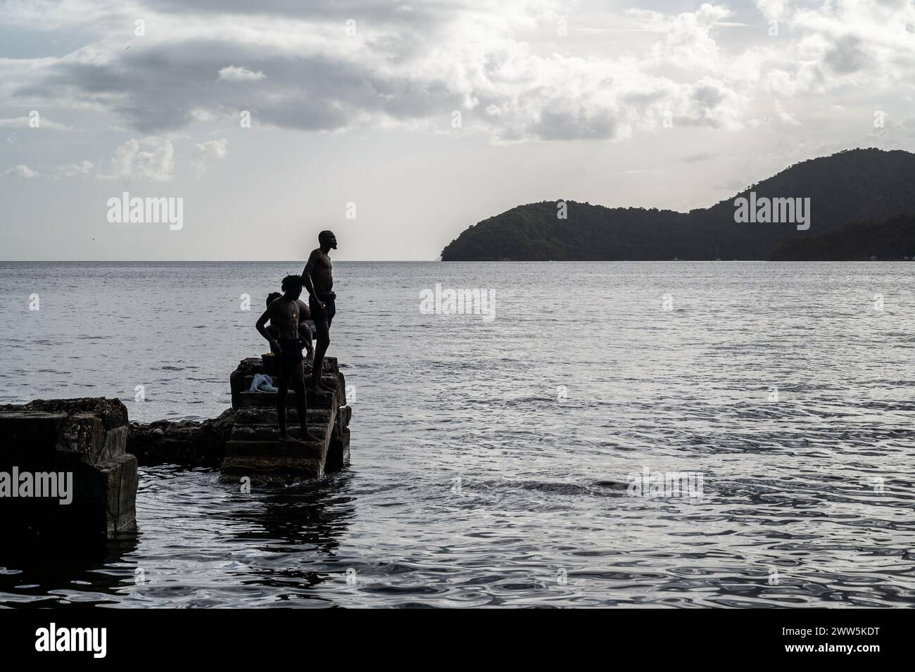 Trinidad Teteron Bay Stock Photo - Alamy