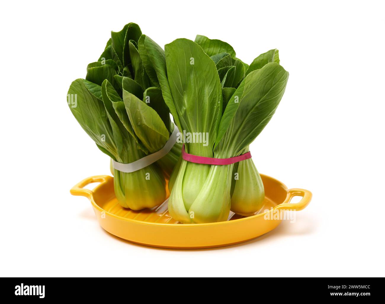 Chinese Vegetable cabbage on white background Stock Photo - Alamy