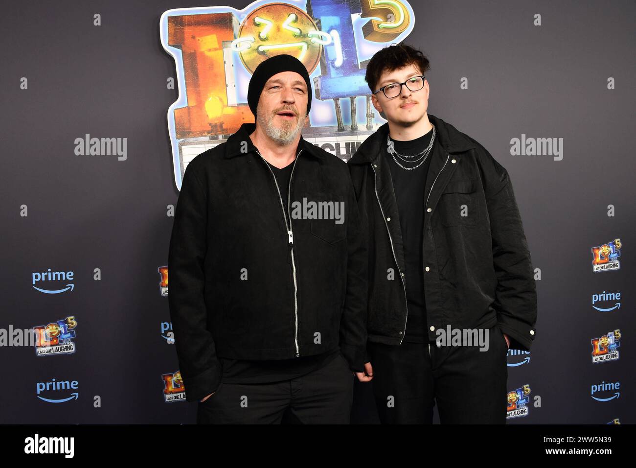 Torsten Sträter mit Sohn / Premiere / Last One Laughing / Prime Video ...