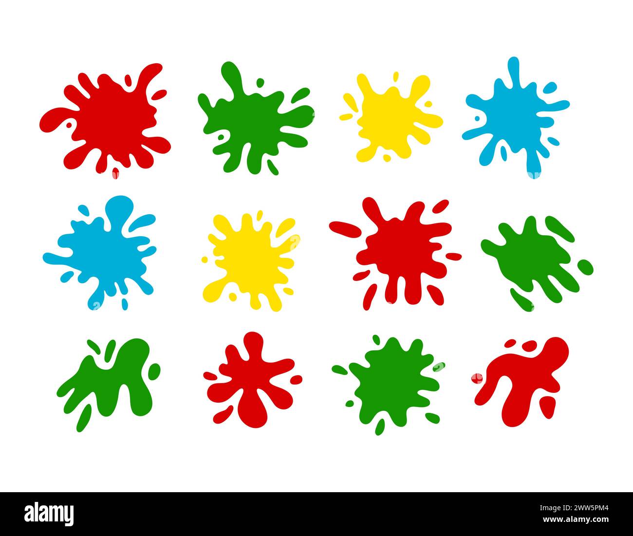 Spot of ink Stock Vector Images - Alamy