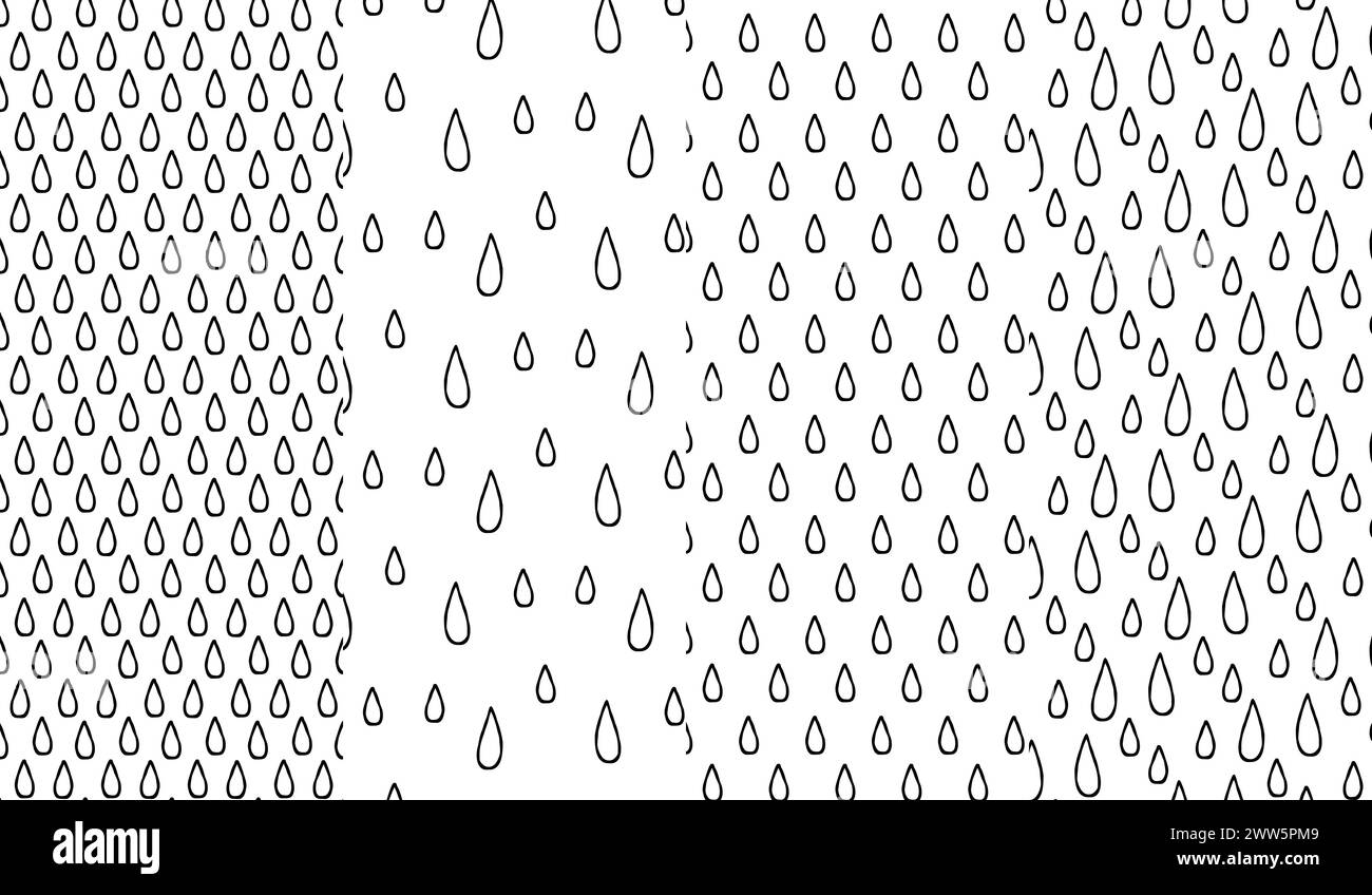 Drop oil pattern seamless repeat in cartoon style illustration. Doodle ...